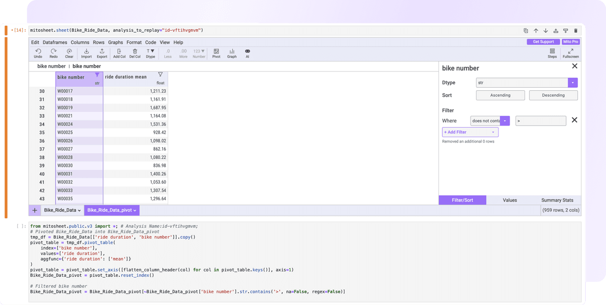 Best Python Spreadsheet Automation & Code Generation | Mito