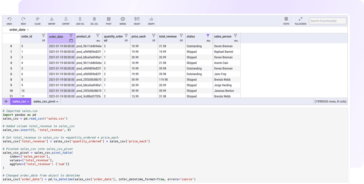 Best Python Spreadsheet Automation & Code Generation | Mito